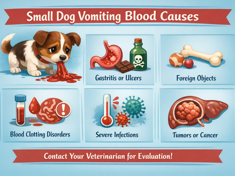 Dog Throwing Up Blood: Causes & Treatment