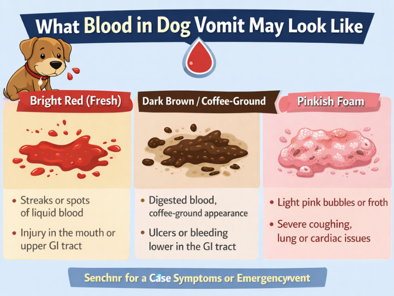 Dog Throwing Up Blood: Causes & Treatment